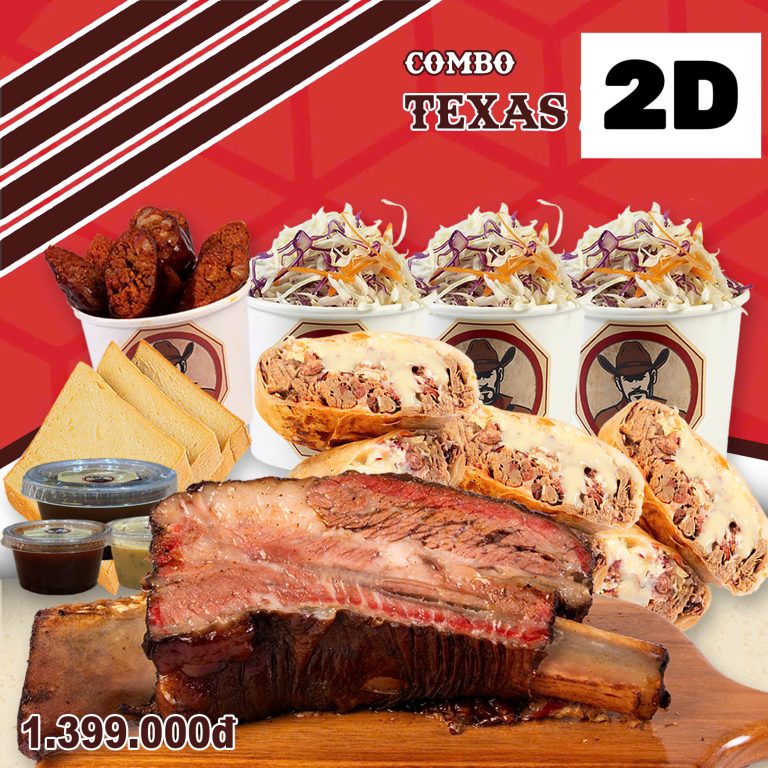 Combo TEXAS 2B ( CTQ Texas Smoke BBQ Low & Slow )